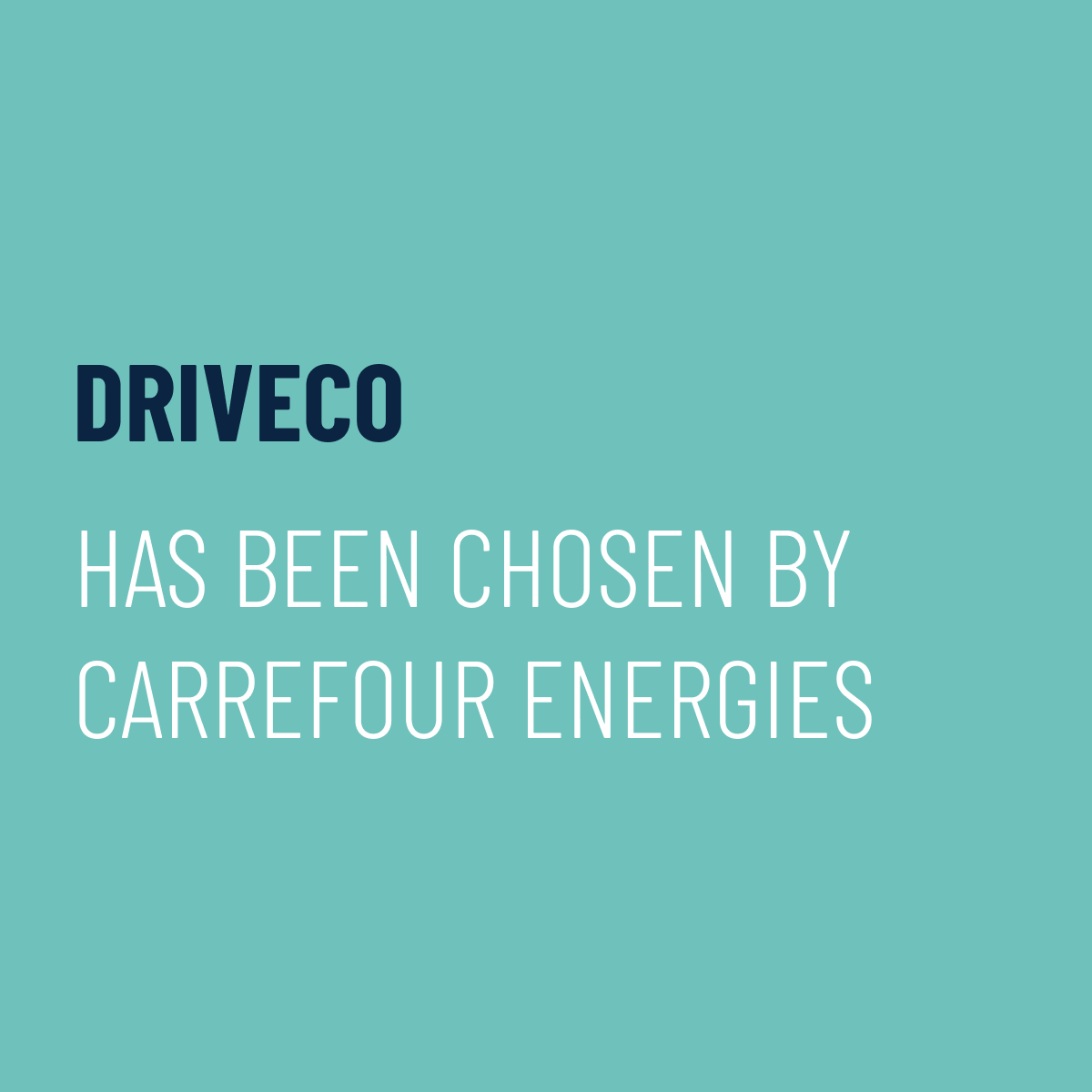 Carrefour Energies by Driveco